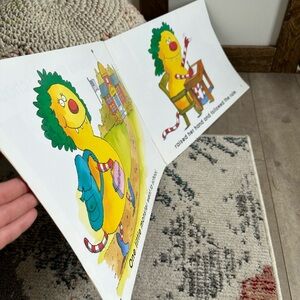 Other | Vintage Large Childrens Book Five Little Monsters Went To ...